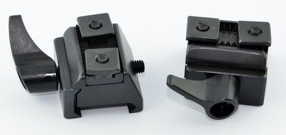 Weaver Montage mit SR Rail Swarovski Innenschiene - Flügelschrauben